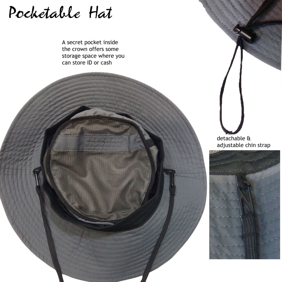 Packable and Crushable Hat with a Secret Pocket a16376 – AVISQ